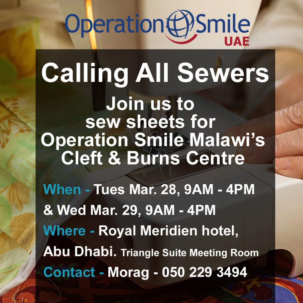 Calling All Sewers! Join us to sew for Operation Smile Malawi